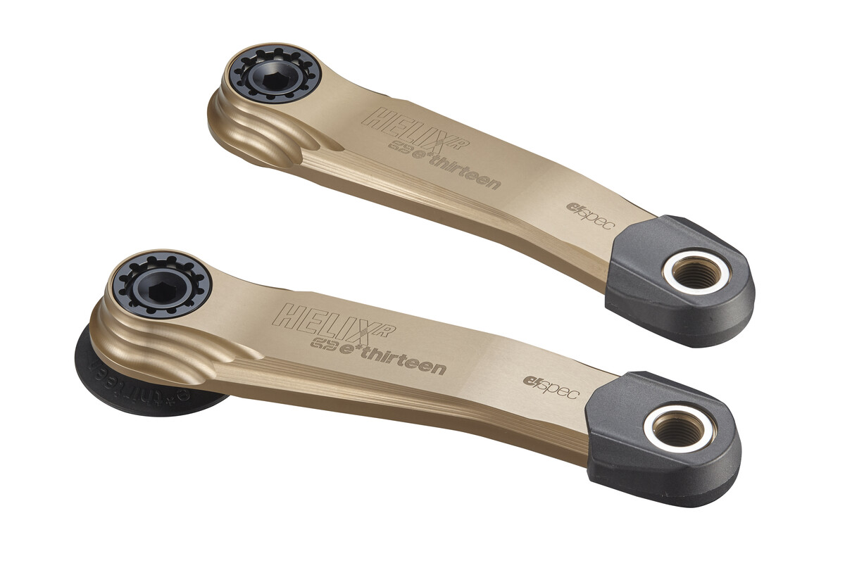 E13 Helix Race e*spec Alloy Cranks, Bronze • Hi5Bikes